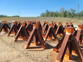 Galvanized Steel Uprights, Structural Steel Stands (500,000 lbs) | Salvex