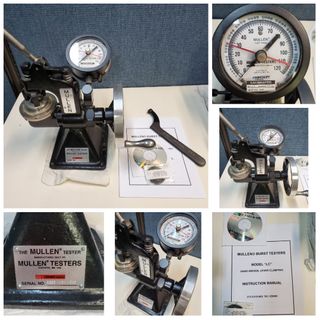 SPX Lightnin EV1P505M Mixer, Mullen LC Burst Tester & Gurley 4301N ...