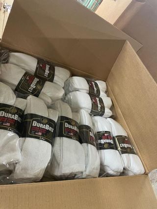 Durabilt White Socks (750 Dozens) | Salvex