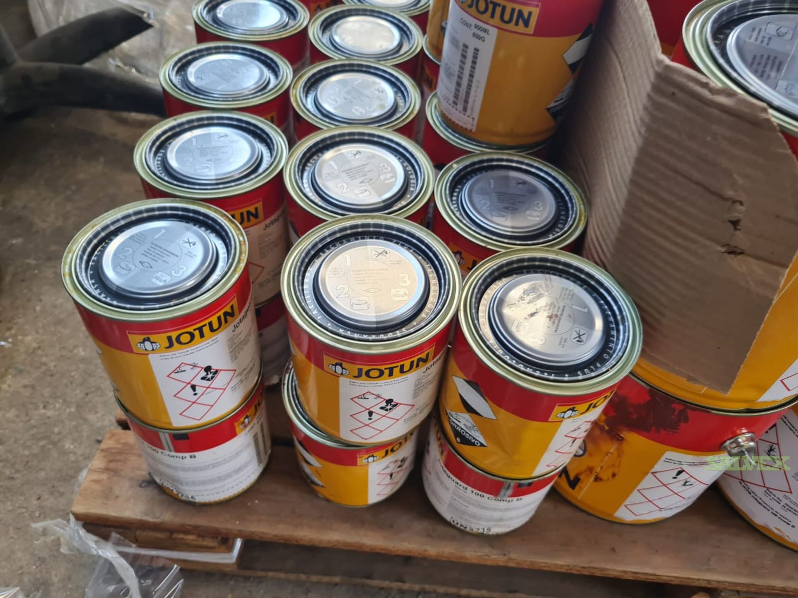 Paints Salvage (200 Cans) | Salvex