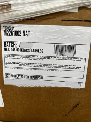 R0072822 Material: 50-5 shore A Self-Lubricated Silicone (6,086 Lbs in ...