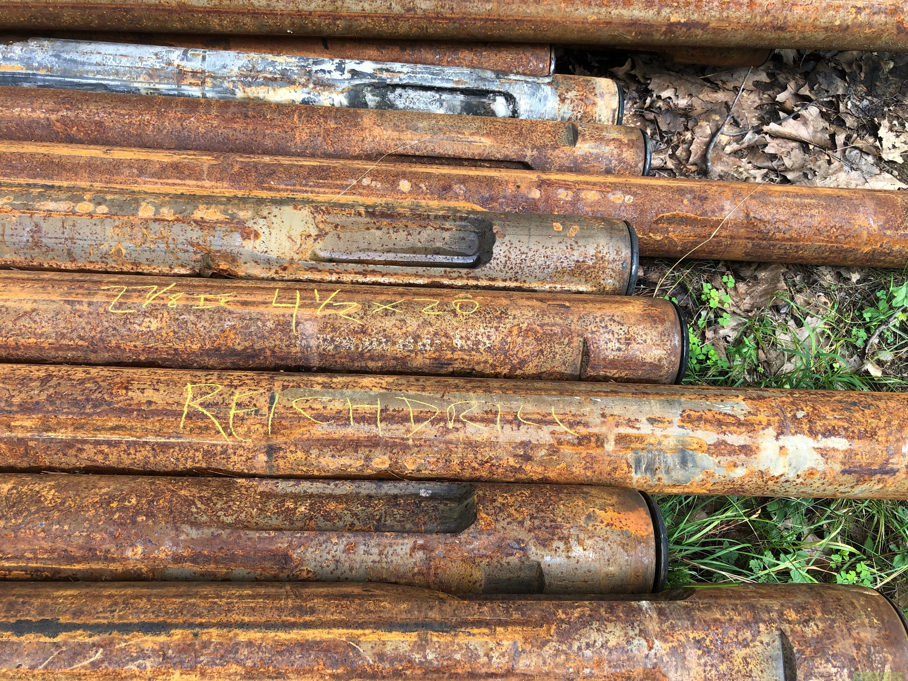 4" and 4 1/2"x20' REICHdrill style 2 7/8" Drill Rods (50 Units) | Salvex