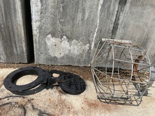 Waterman F-55 Heavy Duty Drainage Gate & Debris Prevention Cage System ...