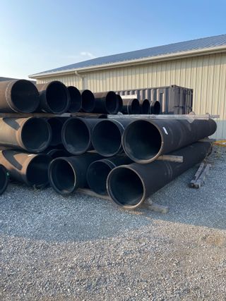24" .370WT C250 Unused Ductile Iron Pipe (617 Feet / 27 Metric Tons ...