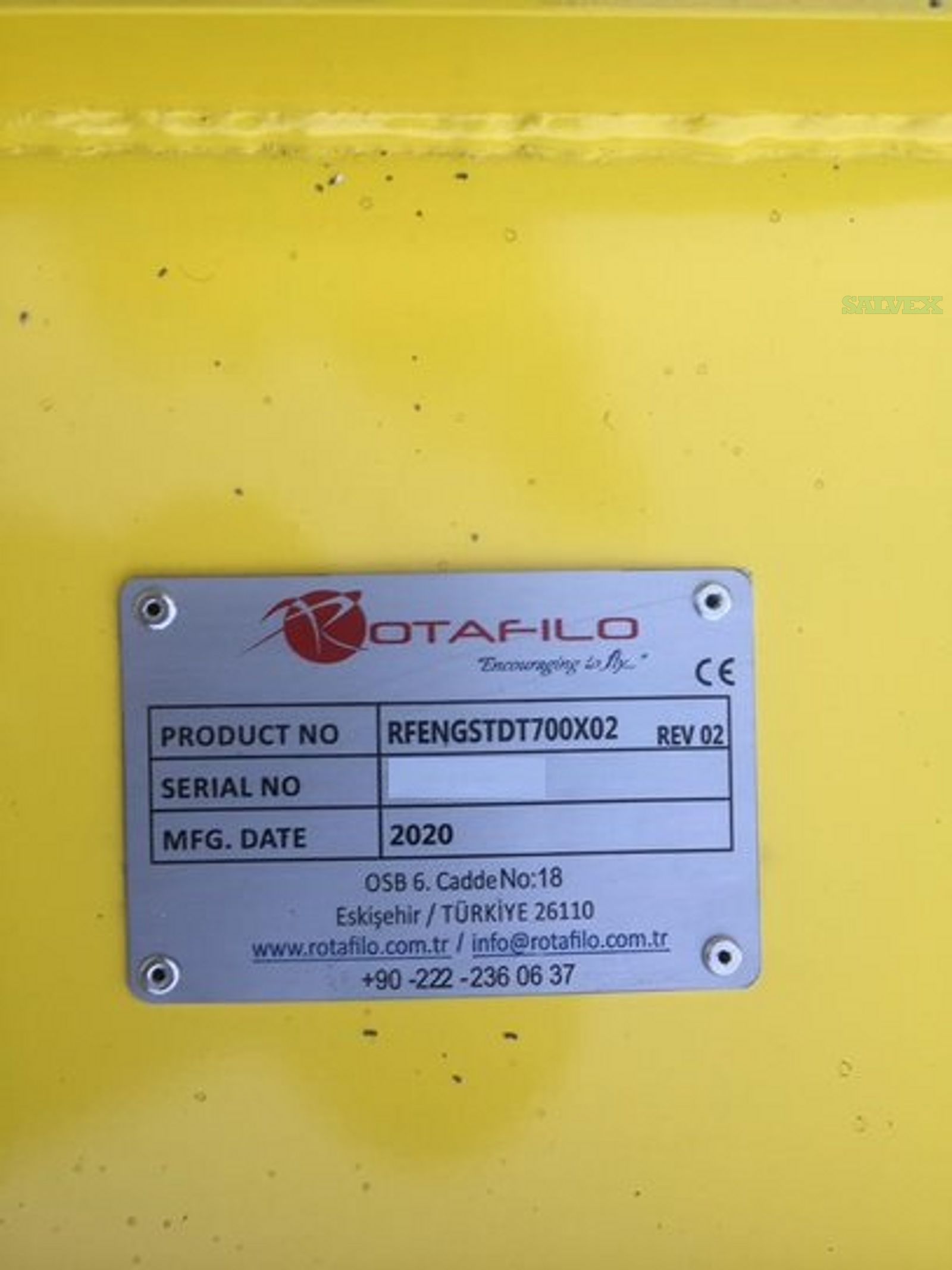 Rotafilo Trent 700 Engine Stand / PN: RFENGSTDT700X02 (1 Unit) | Salvex